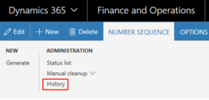Issue : Missing number increment within a continuous number sequence - D365Tour