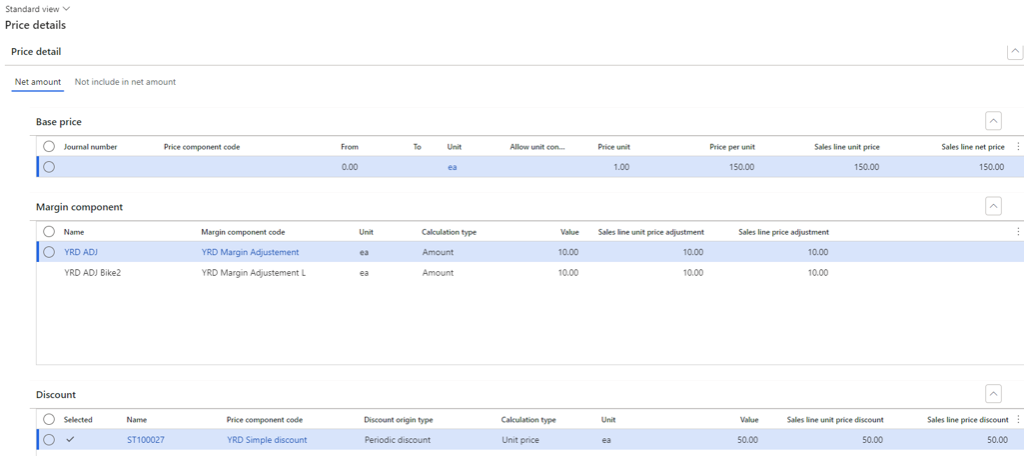 Pricing management : applying discounts (Simple discount, Quantity discount) - D365Tour