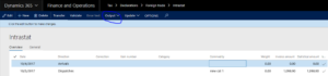 Trading of goods declaration (intrastat) in D365FO - D365Tour