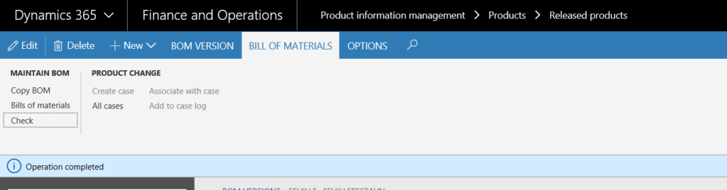 Circularity Check Strategy parameter in D365FO - D365Tour