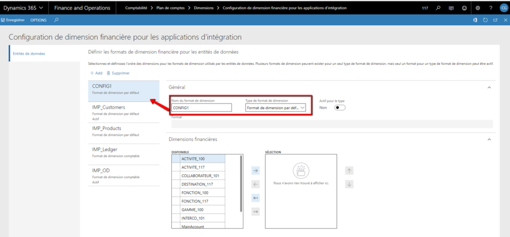 Import financial dimensions with Excel Addin in D365FO - D365Tour