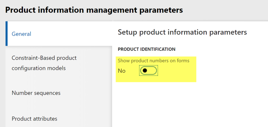 Displaying both item and product numbers on forms - D365Tour