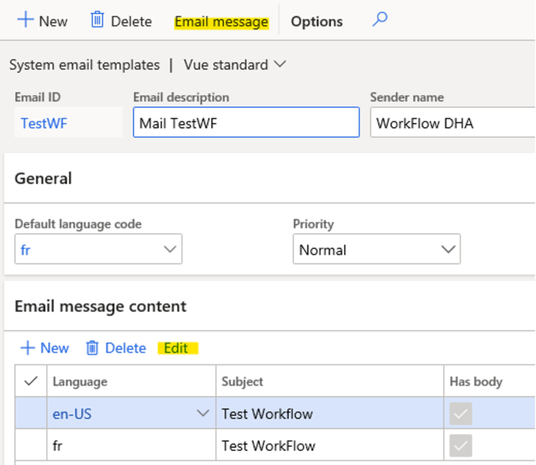 How to setup email notifications on standard workflows - D365Tour