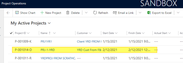 Project Operations getting sarted : Project creation and End to End ...