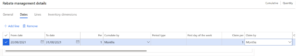 Rebate management overview - D365Tour