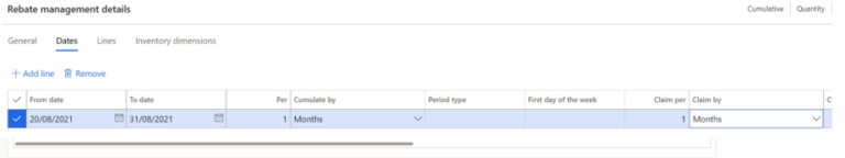 Rebate management overview - D365Tour