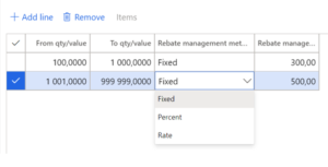 Rebate management overview - D365Tour