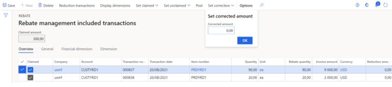 Rebate management overview - D365Tour