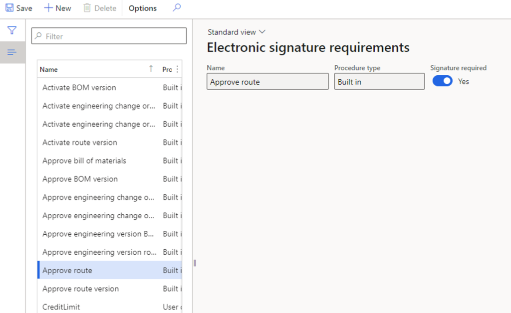 Electronic signatures feature - D365Tour