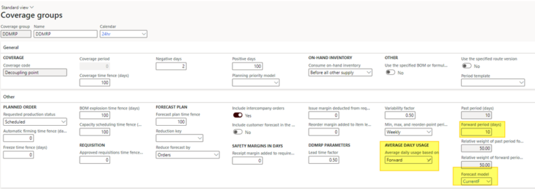 DDMRP and buffer level definition - D365Tour