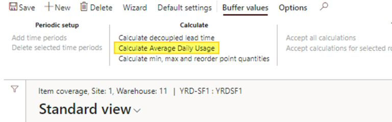 DDMRP and buffer level definition - D365Tour
