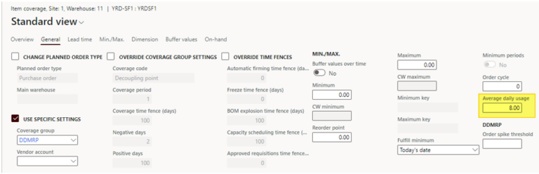 DDMRP and buffer level definition - D365Tour