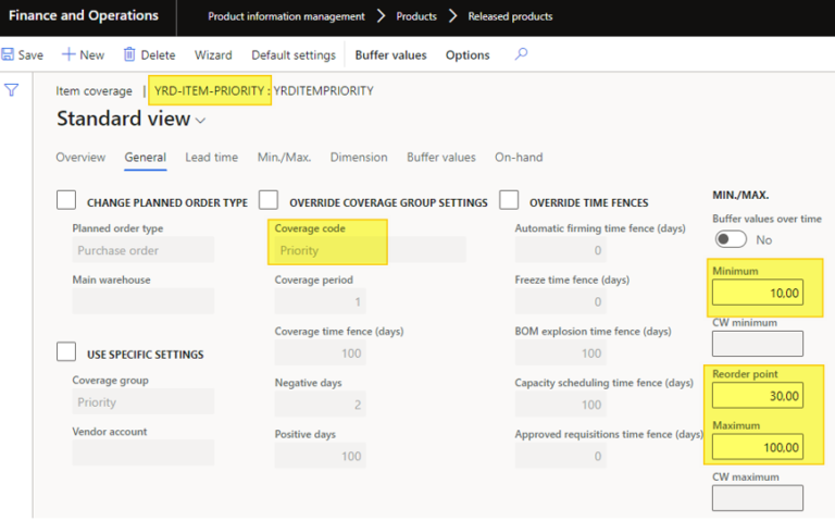 Planned orders based on priority with Planning Optimization and ...