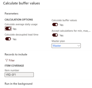 DDMRP and buffer level definition - D365Tour