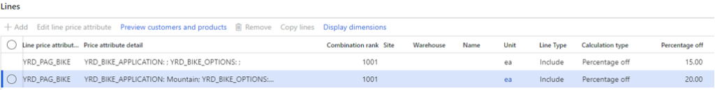 Pricing management : applying discounts (Simple discount, Quantity ...