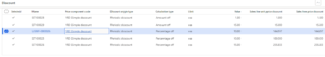 Pricing management : applying Discounts (Threshold discount, Free item ...