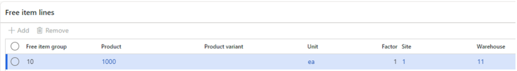 Pricing management : applying Discounts (Threshold discount, Free item ...