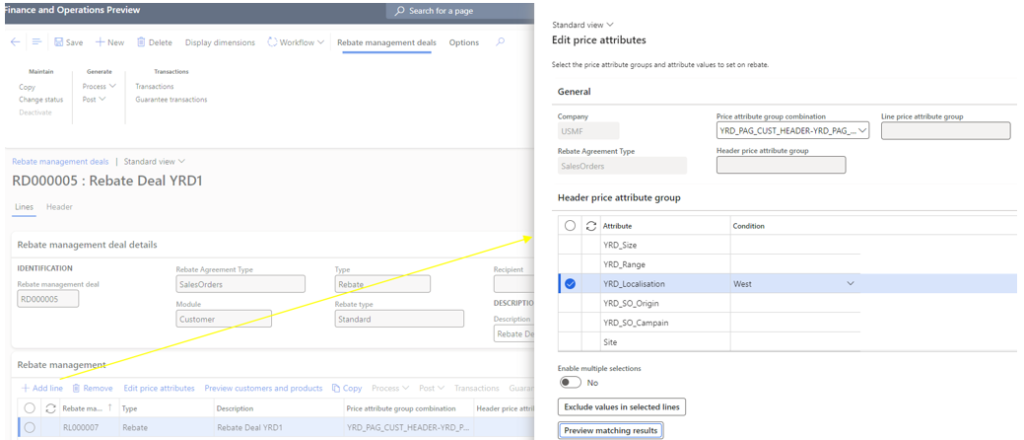 Pricing management : rebates - D365Tour