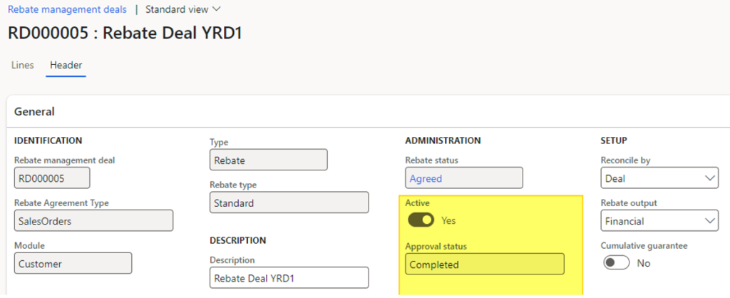 Pricing management : rebates - D365Tour