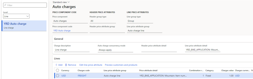 Pricing management : using charges - D365Tour
