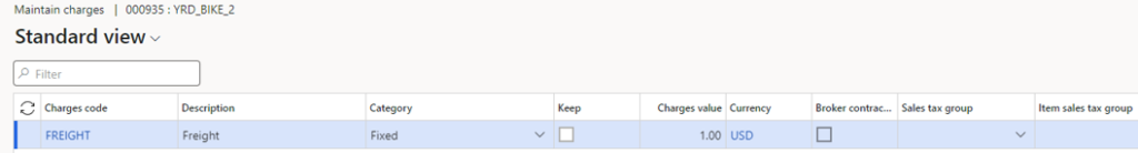 Pricing management : using charges - D365Tour